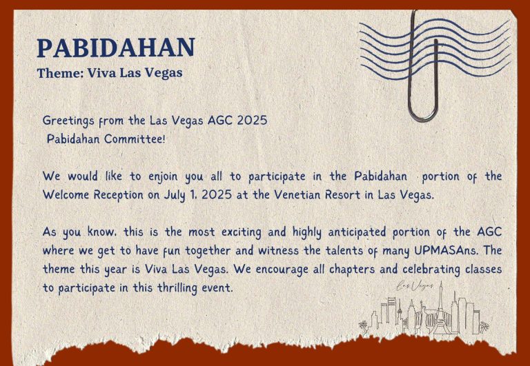 UPMASA-AGC-VEGAS 2025